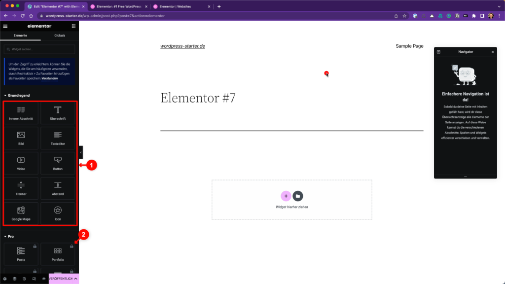 Elementor & Elementor Pro installieren und aktivieren - Elementor Deutsch
