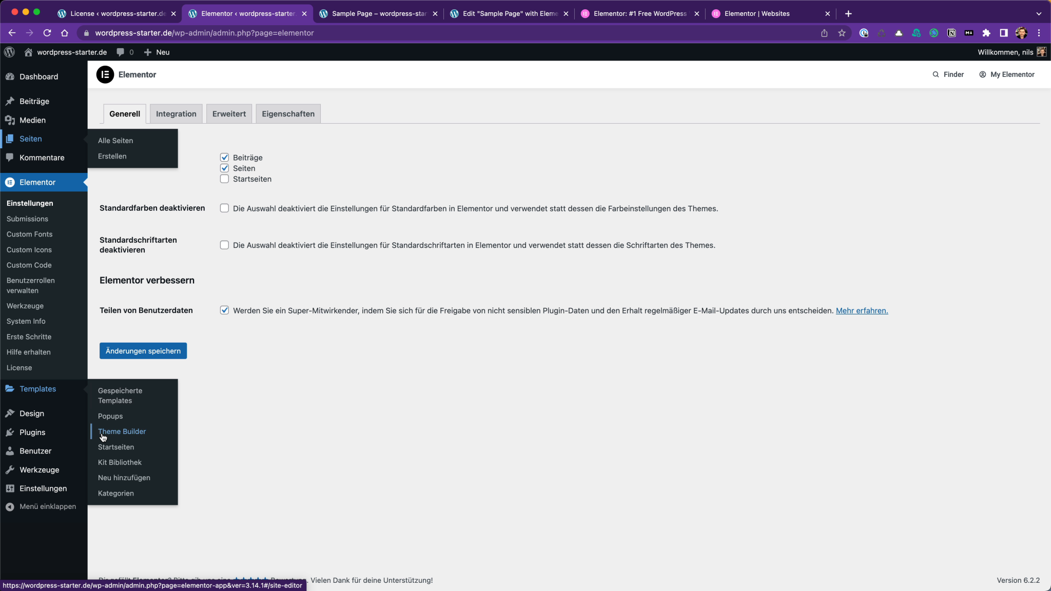Elementor & Elementor Pro installieren und aktivieren - Elementor Deutsch